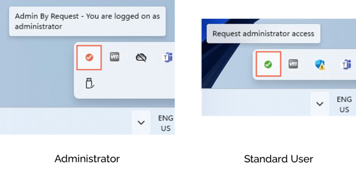 Feature Focus: The Windows Client Interface » Admin By Request