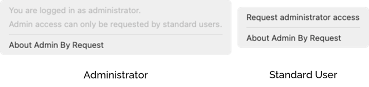 Feature Focus The Macos And Linux Client User Interfaces Admin By Request